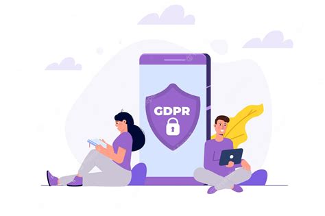Premium Vector General Data Protection Regulation Gdpr Iconcept
