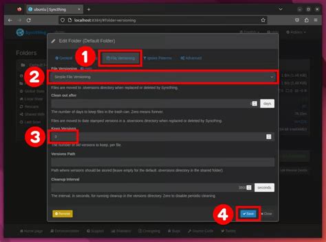 set up and use syncthing to sync files on linux bots