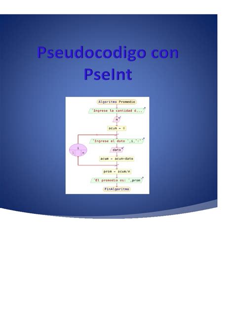 2 tutorial pseint con ejemplos y ejercicios propuestos pdf comillas lenguaje de programación