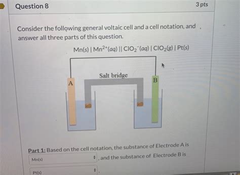 solved question 8 3 pts consider the following general