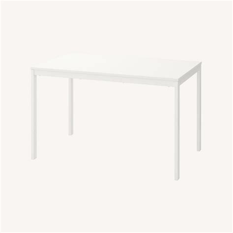 Ikea Vangsto Extendable White Dining Table Aptdeco