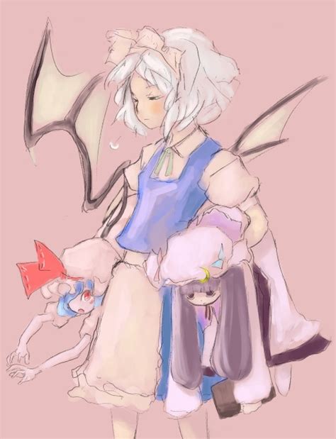 Remilia Scarlet Izayoi Sakuya And Patchouli Knowledge Touhou Danbooru