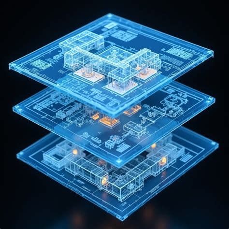 Free Layered Blueprint Architecture Image Download At Stockcake