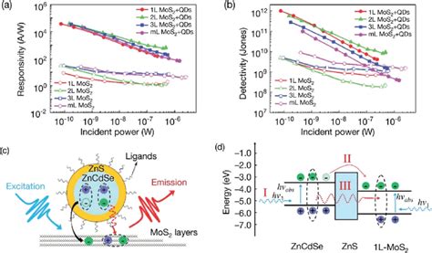 A And B A Comparison Of Photoresponsivity And Detectivity Of Pristine Download Scientific