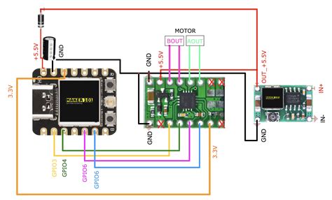 Dual Dc Motor Control With Esp32 C3 And Drv8833 Driver