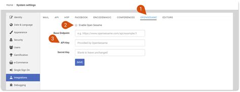 How To Enable The Integration With Opensesame How May We Help You