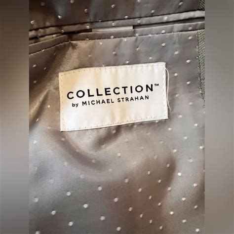 Collection Michael Strahan Mens Two Piece Suit Jacket 44s Pant 36wx32l