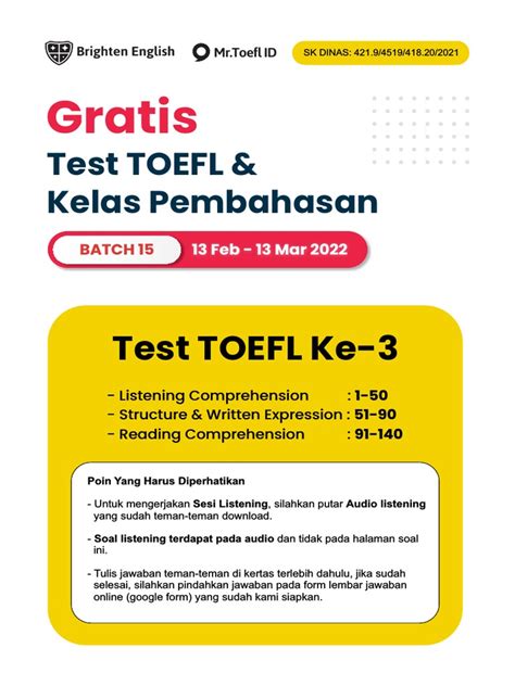 Brighten English Toefl Class With Free Practice Test Pdf Tsunami Earthquakes