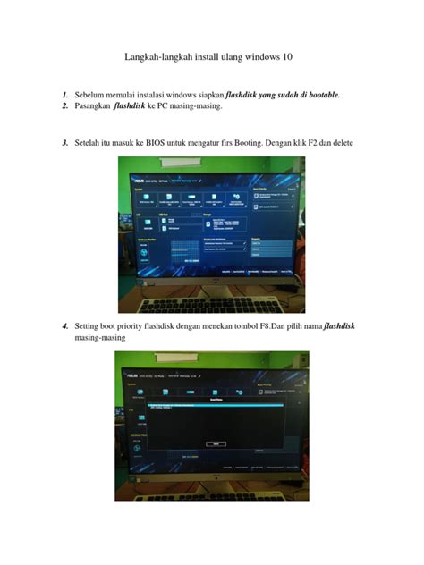 Langkah Langkah Install Ulang Windows Pdf Langkah Langkah Install Ulang Windows Pdf