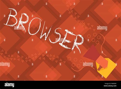 Conceptual Hand Writing Showing Browser Business Photo Text Computer