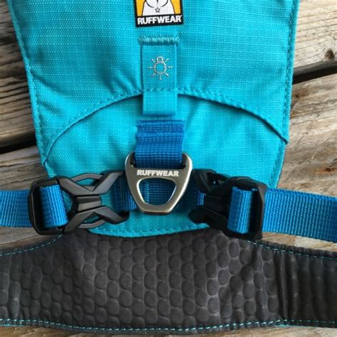 Ruffwear Hi And Light Harness Blue Atoll Lxl Fri Frakt Vildhundense