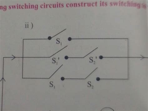 Ii Diagram Of A Switching Circuit With Studyx