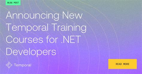 announcing new temporal training courses for developers temporal