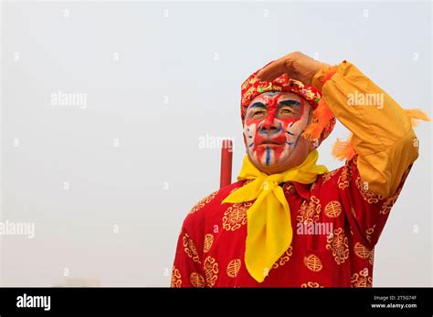 Luannan County February 15 Sun Wukongs Image Wearing Colorful