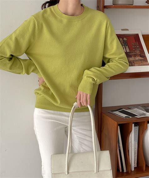 더블유먼트 Sale 워셔블 기획24컬러 캐시 부드러운 라운드 니트 빅사이즈까지 제작 기본 베이직 데일리룩 루즈핏 오버핏