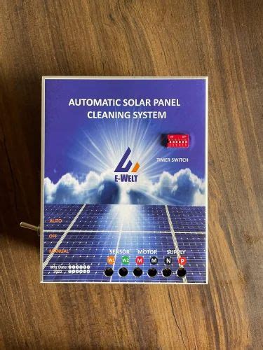 Solar Panels Cleaning System Automatic Solar Panel Cleaning System Manufacturer From Rajkot