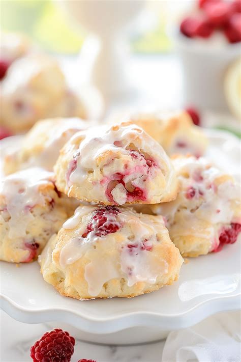 Fluffy Lemon Raspberry Scones Fluffy Lemon Raspberry Scones