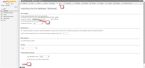 cara import database mysql phpmyadmin tips seputar sistem informasi