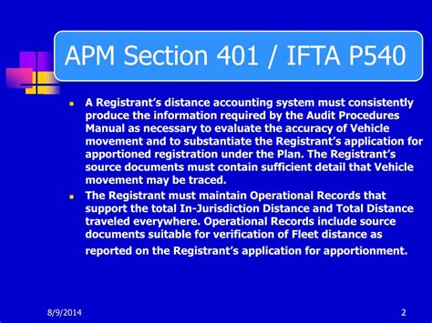 ppt ifta irp 2010 annual audit workshop breakout session 1 part