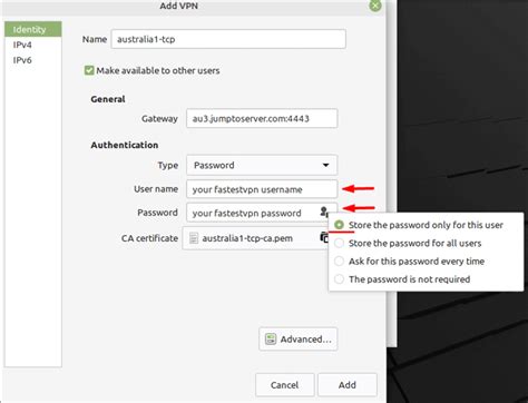 How To Setup Openvpn On Mint Linux Fastestvpn Support