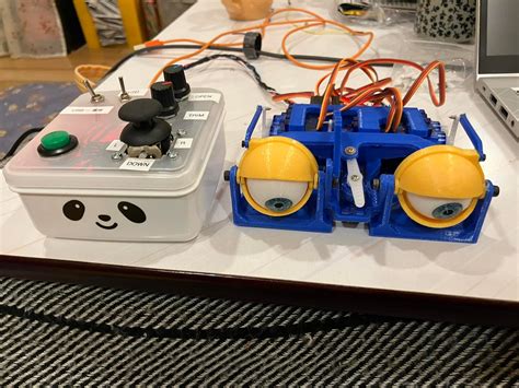 【趣味】の電子工作、electronics、raspberrypi、arduino系、esp32系m5stack、3dプリント、ロボット、aiなど Arduinoを利用して、目玉の模型を