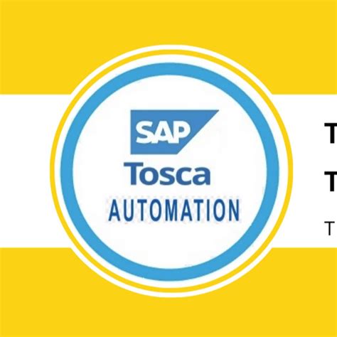 Tricenties Tosca Sap Automationtesting Web Youtube