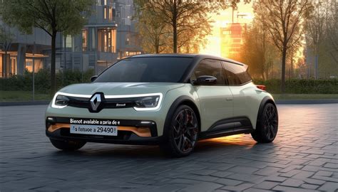 La Renault 5 E-Tech : bientôt disponible à partir de 29.490 euros ...