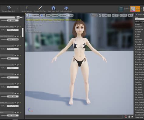 Artstation Realistic Stylized Cartoon Female 3d Model Naked Woman
