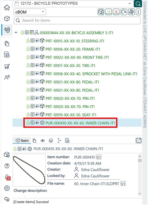 help how can i create specific item types in upchain when registering