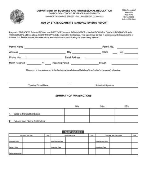 Dbpr Form Abandamp Fill Out And Sign Online Dochub