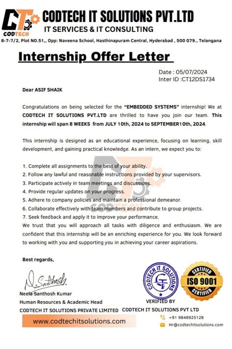 Asif Shaik On Linkedin Internship Embeddedsystems Learningopportunity