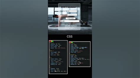 glass effect in login page 🚀 css html5 htmlcss html5css3 csstips