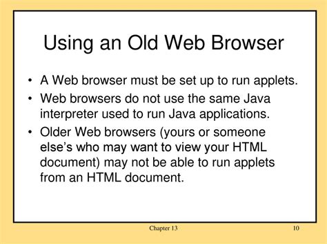 Applets And Html Chapter Ppt Download