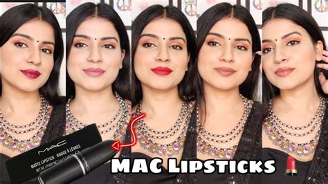 Top 5 Mac Lipsticks Mac Bestseller Lipsticks Mac Lipstick Swatches