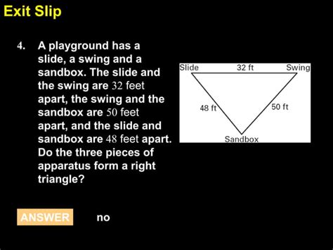 72 Use The Converse Of The Pythagorean Theorem Pptx
