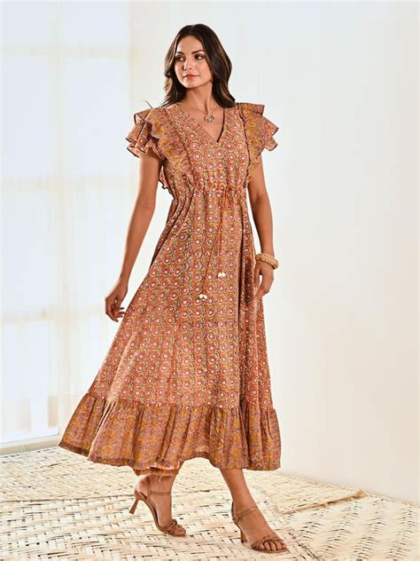 Shop Long Western Dresses For Women Moontara