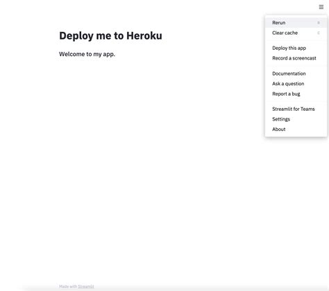 A Quick Tutorial On How To Deploy Your Streamlit App To Heroku Towards Data Science