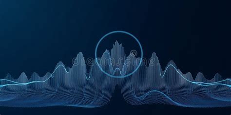 Visual Representation Of Sound Waves Showcasing Amplitude And Frequency