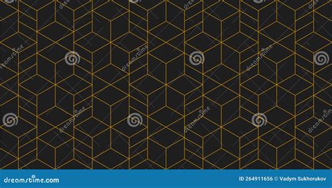 Vector Seamless Rhombus Pattern Abstract Geometric Background Stock Vector Illustration Of