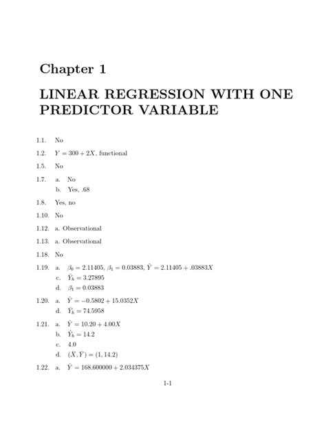 Solutions To Applied Linear Regression Models Pdf