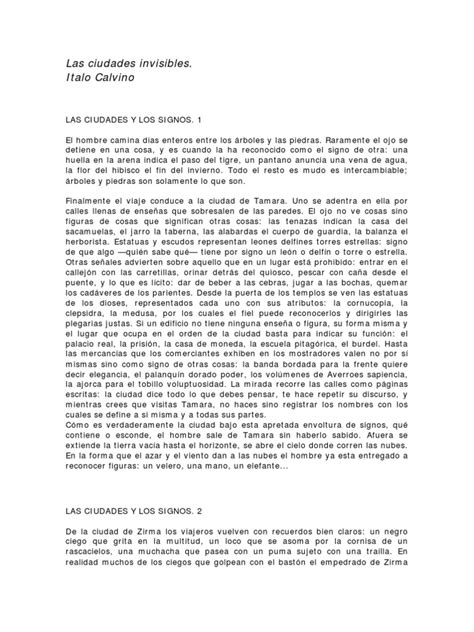 las ciudades invisibles doc compatibility mode pdf