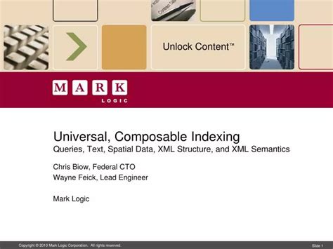 Ppt Universal Composable Indexing Queries Text Spatial Data Xml