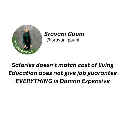 Sravani Gouni On Linkedin Job Dissatisfaction