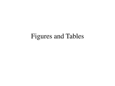 PPT Figures And Tables PowerPoint Presentation Free Download ID