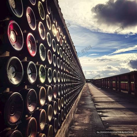 Ai创作图cgi艺术品隧道 多彩迎宾隧道 桥墩壁画长廊 户外艺术长廊 七彩廊道 七彩风车走廊 公共艺术长廊 白云下的音乐长廊 五彩风车走廊 七彩风车长廊 色彩游廊 七彩风车隧道 彩虹廊道 七彩