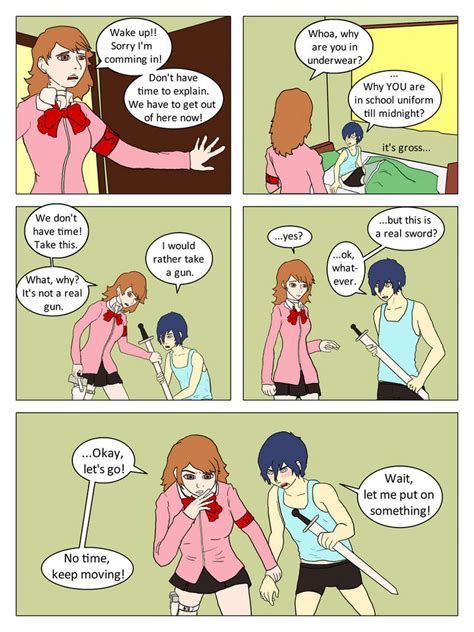 Persona 3 Fancomic 9 First Full Moon 1 7 By Tombuzzard On Deviantart