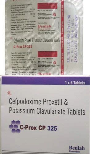 C Prox Cp 325 At ₹ 36999strip Cefpodoxime Proxetil Capsules In