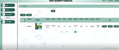 Javaphpnodejspython各银行金融理财产品推荐系统【2024年毕设】 Csdn博客