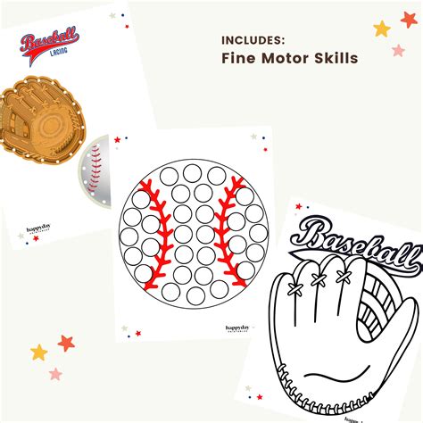 Baseball Activity Pack Happy Day Printables