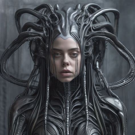 Alien Giger Billie Eilish 003 By Mondohneerde On Deviantart
